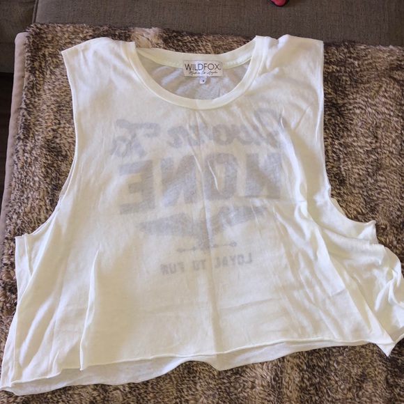 Wildfox | Tops | Sworn To None Crop Top | Poshmark